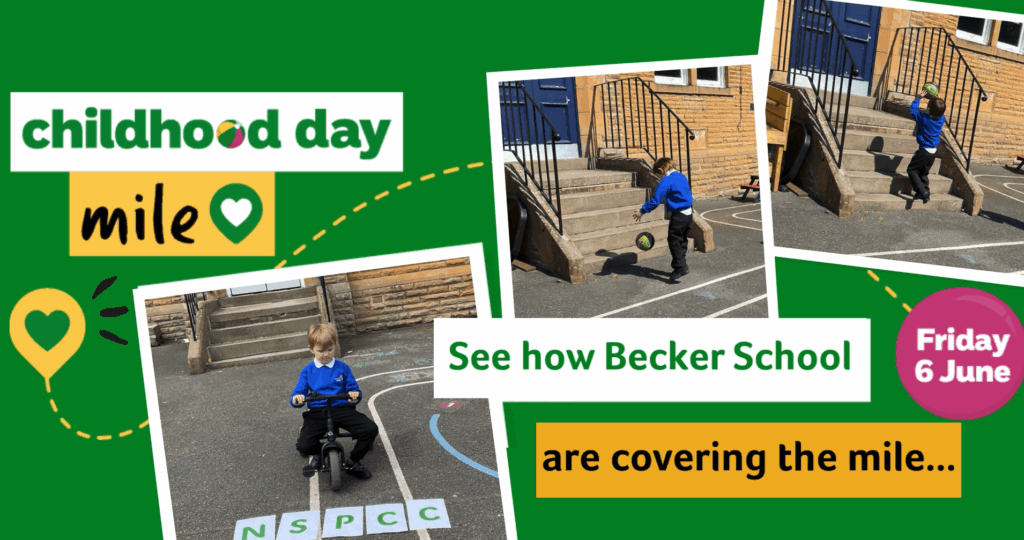 Get Involved for NSPCC Childhood Day - Becker School